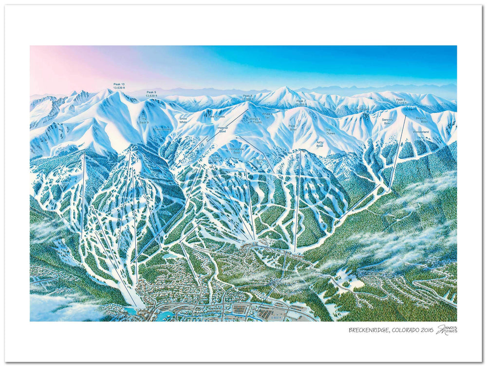Snowbasin Ski Map – James Niehues