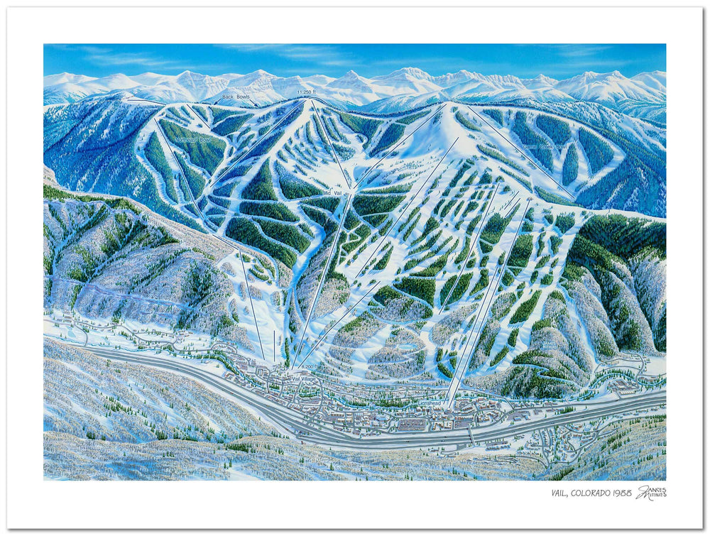 Skiing Postcards - 10 Pack – James Niehues