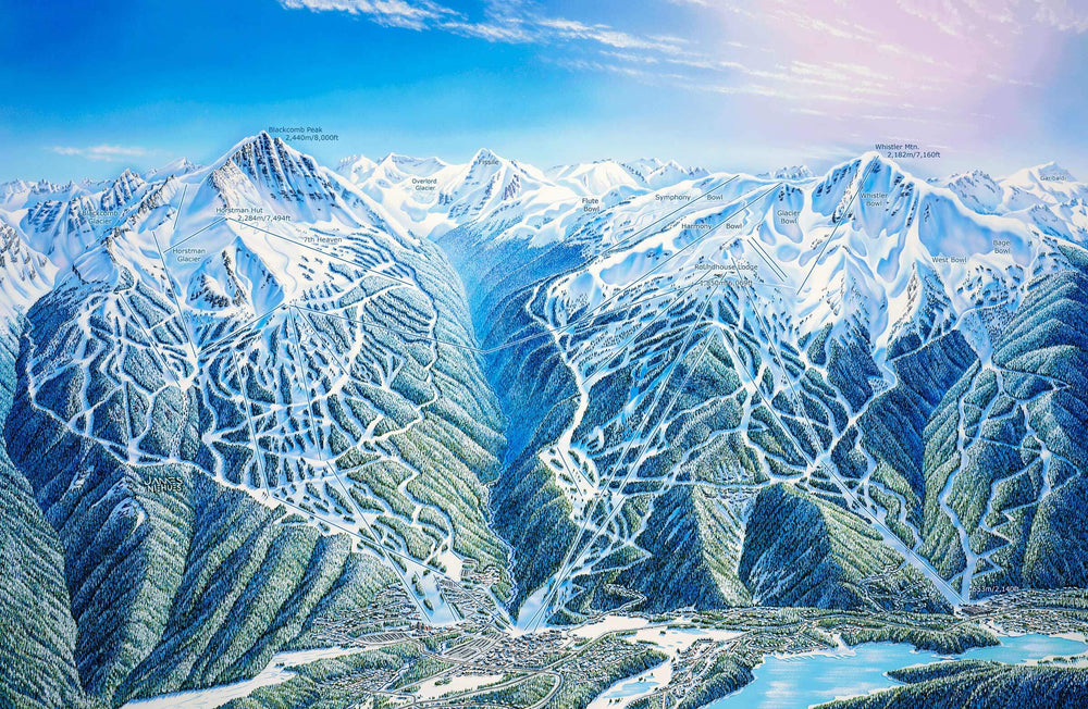 Whistler Blackcomb Ski Map – James Niehues