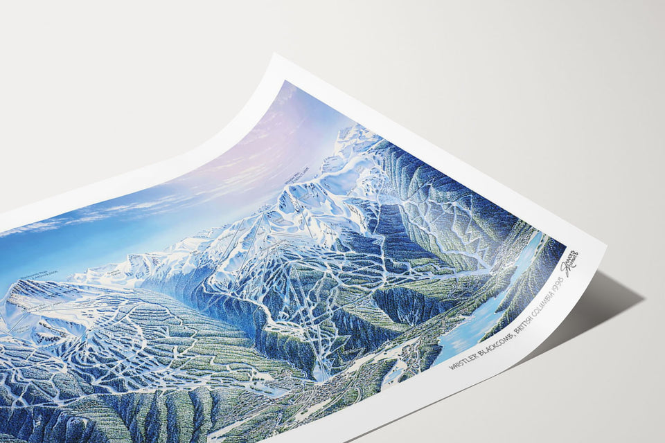 Vail Back Bowls Ski Map – James Niehues