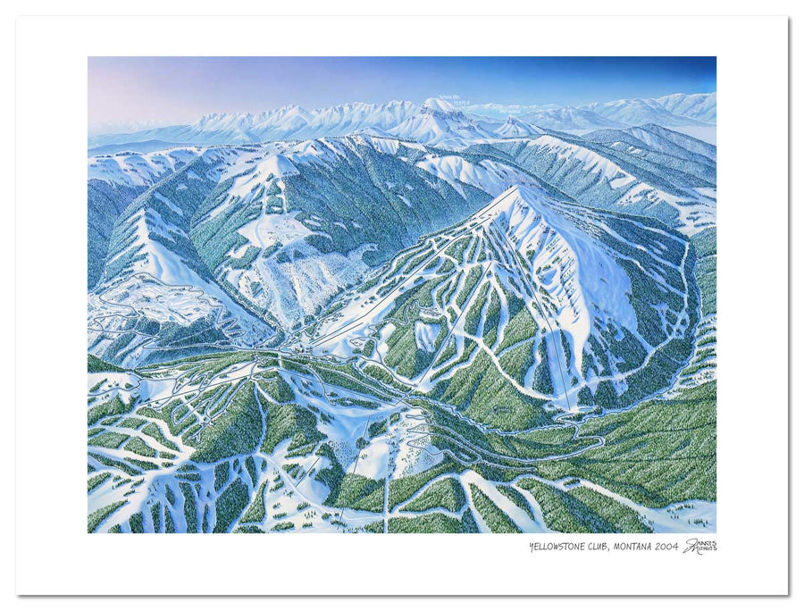 Yellowstone Club Ski Map – James Niehues