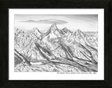 Grand Teton National Park Sketch – James Niehues